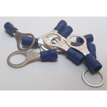 BLUE RING TERMINAL 10MM X 10 PCS